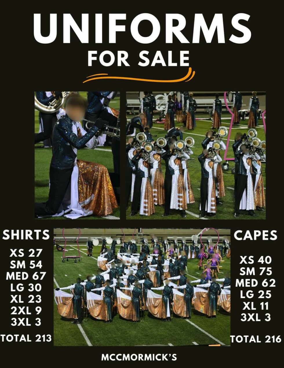 Uniform Sale | ForneyBand.com